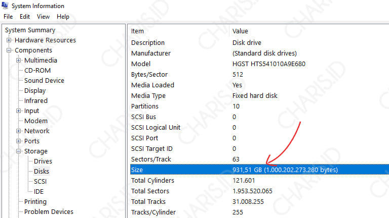 √ 3 Cara Melihat Kapasitas Hardisk Windows 7/8/10 Akurat